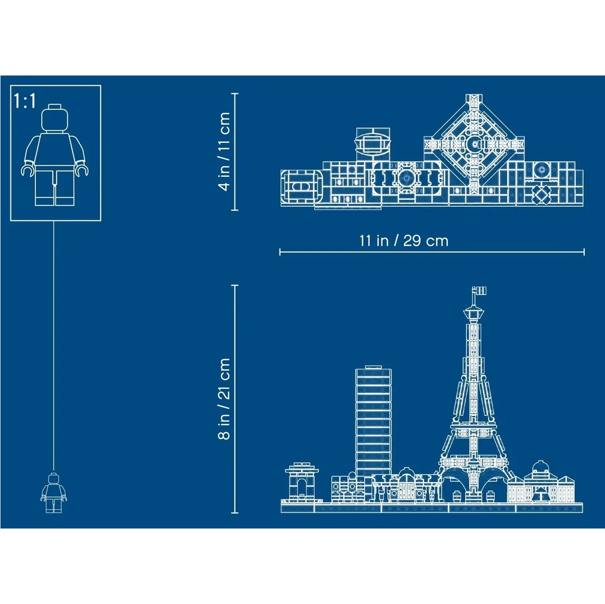 LEGO 21044 Parigi Architecture Skyline