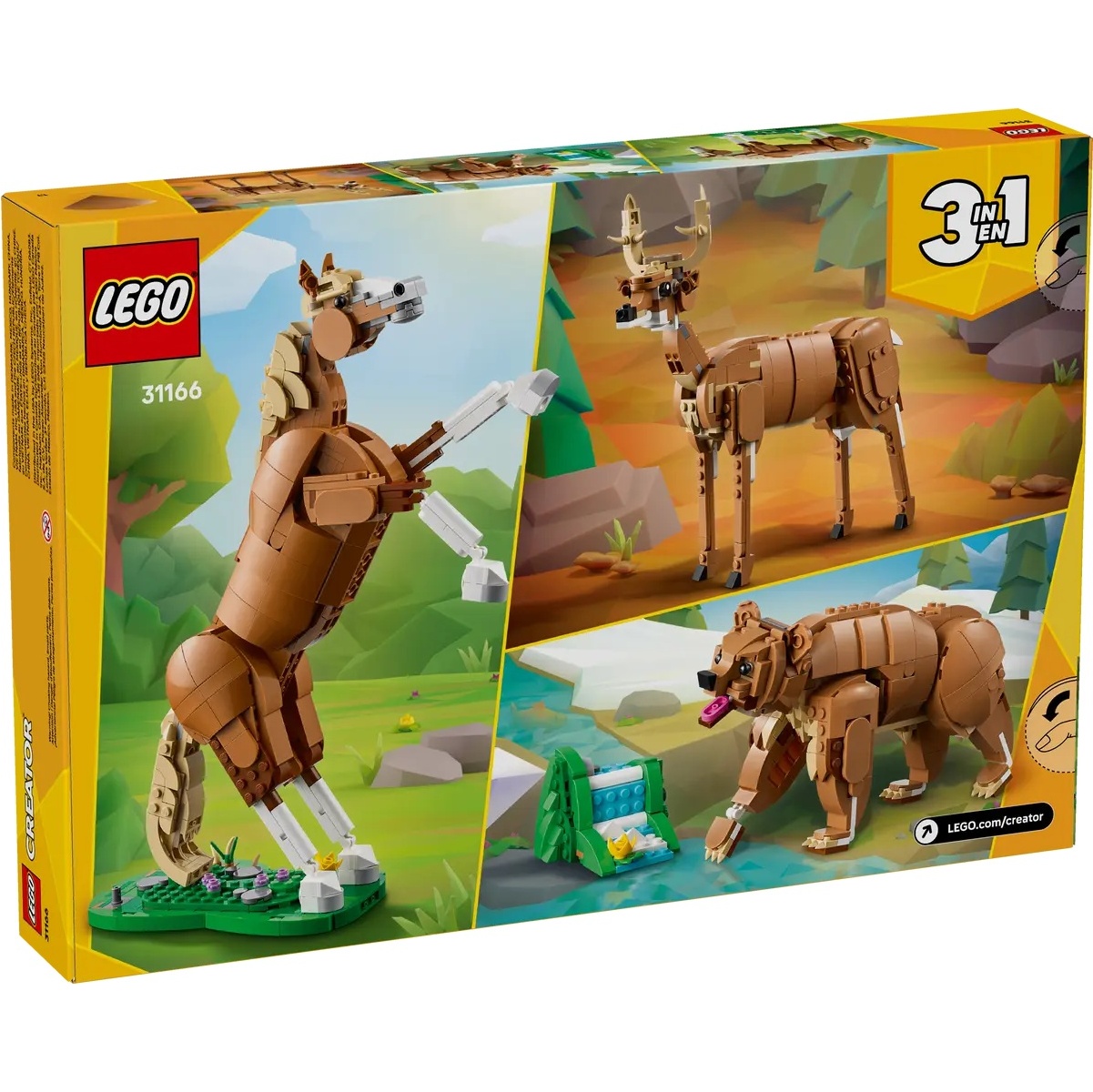 LEGO 31166 Cavallo meraviglioso 3 in 1 🐴🌾